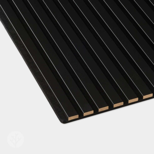 Black Acoustic Wood Wall Panels | Luxury Quality | Order Online