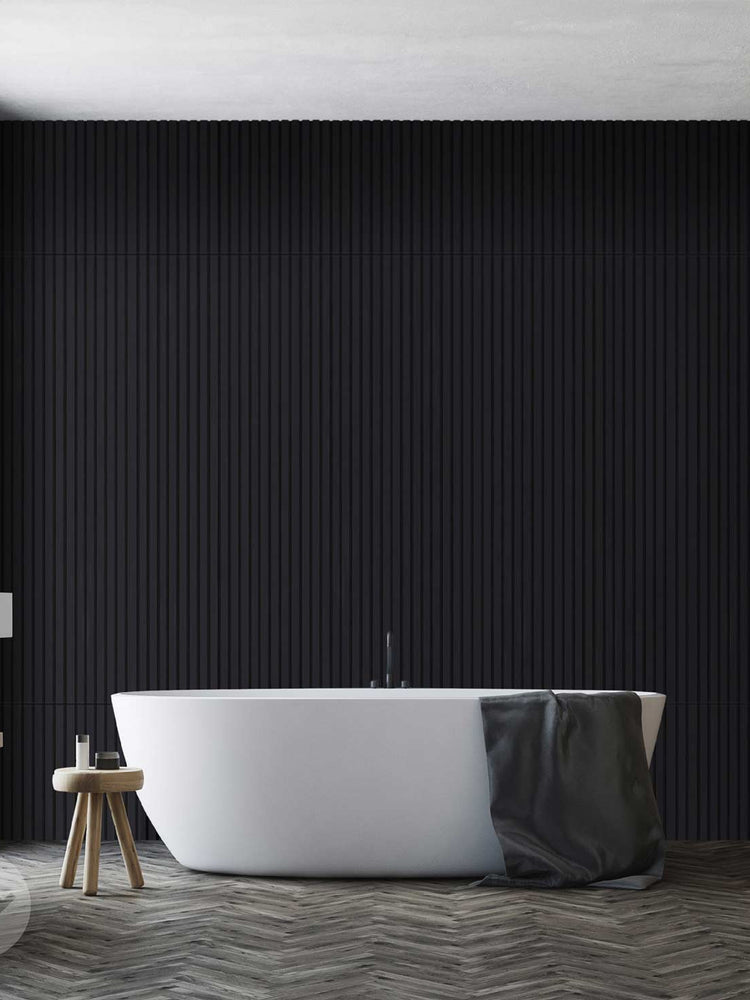Bold Black Acoustic Wood Panels | Luxury Quality | Order Online