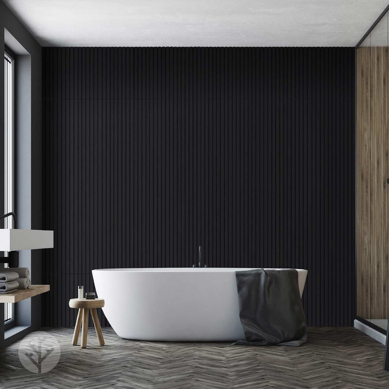 Black Acoustic Wood Wall Panels | Luxury Quality | Order Online