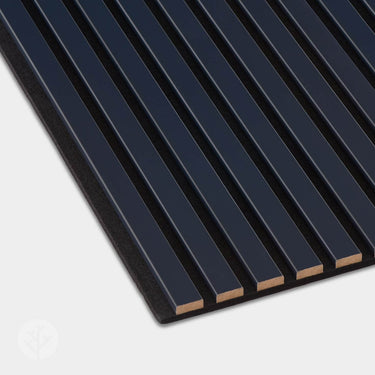 Midnight Blue Acoustic Slat Panels | Midnight Blue Wall Panels