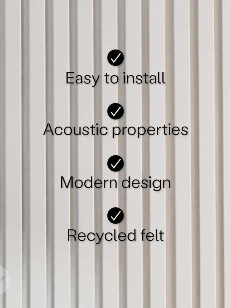 Snow White Acoustic Slat Wall Panels | Snow White Wood Panel